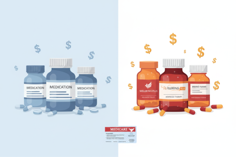 Medicare Prescription Coverage for Generic vs Brand Name Drugs ...